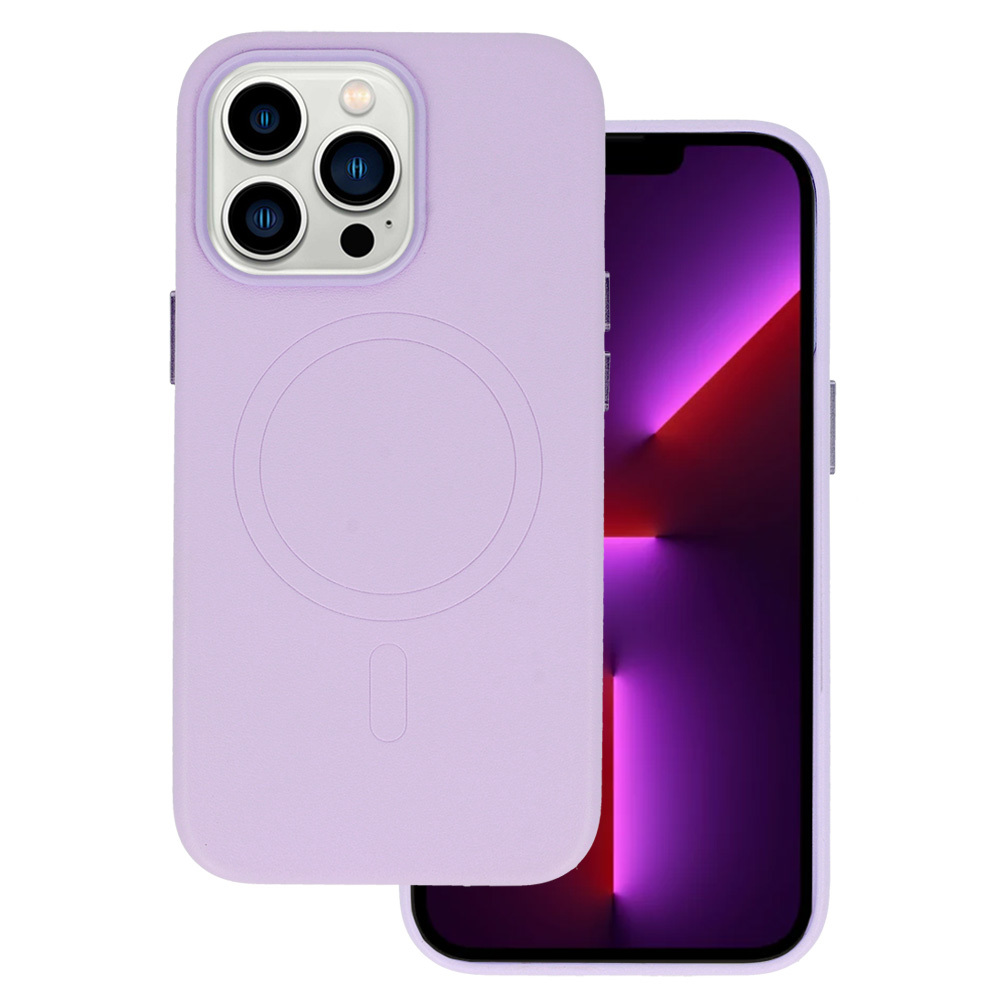 Magsafe Leather Case Iphone 13 Violet Toptel Akcesoria Gsm