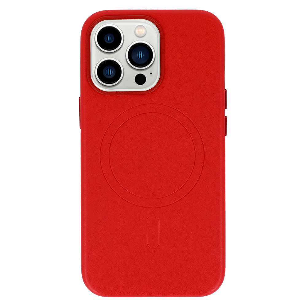 Magsafe Leather Case Iphone 14 Pro Red Toptel Akcesoria Gsm